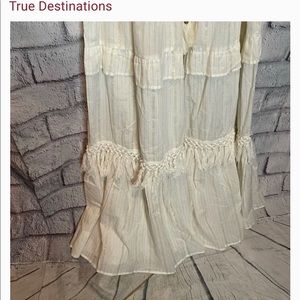 True Destinations | Swim | True Destinations Resort Wear Tiered Maxi ...